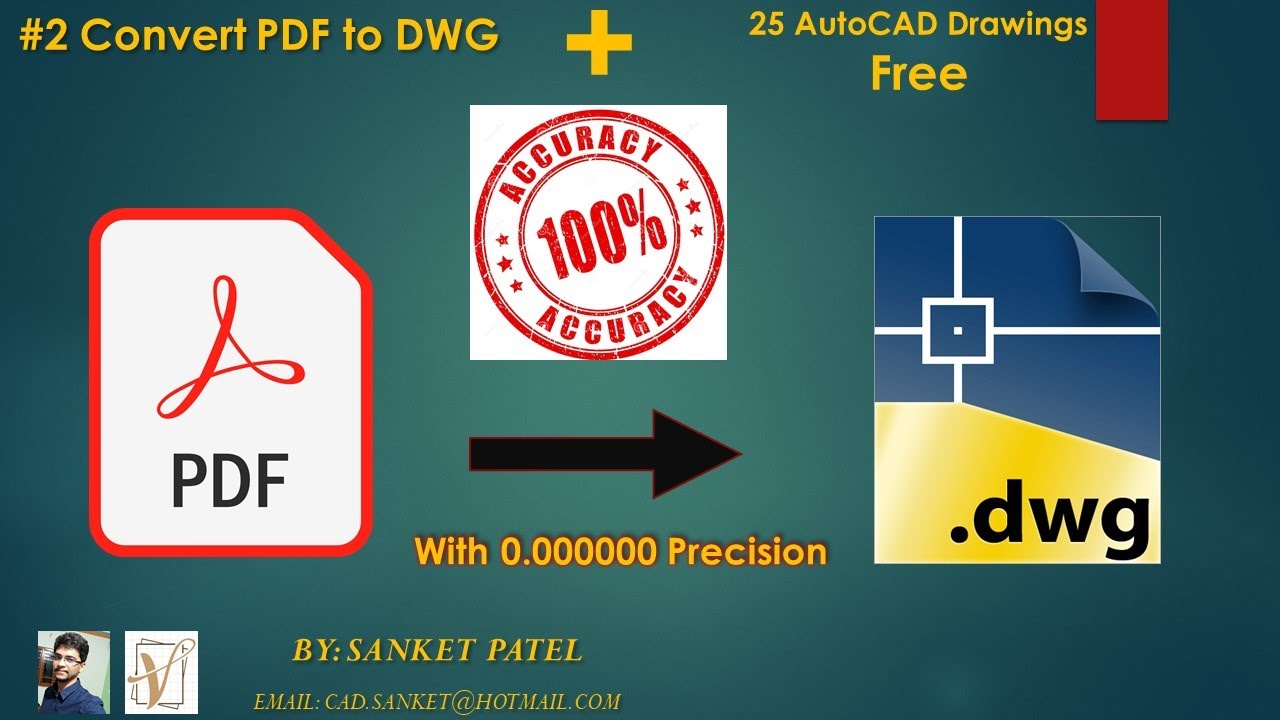How To Convert PDF Into AutoCAD File PDF To DWG YouTube How To Convert PDF Into AutoCAD File PDF To DWG YouTube