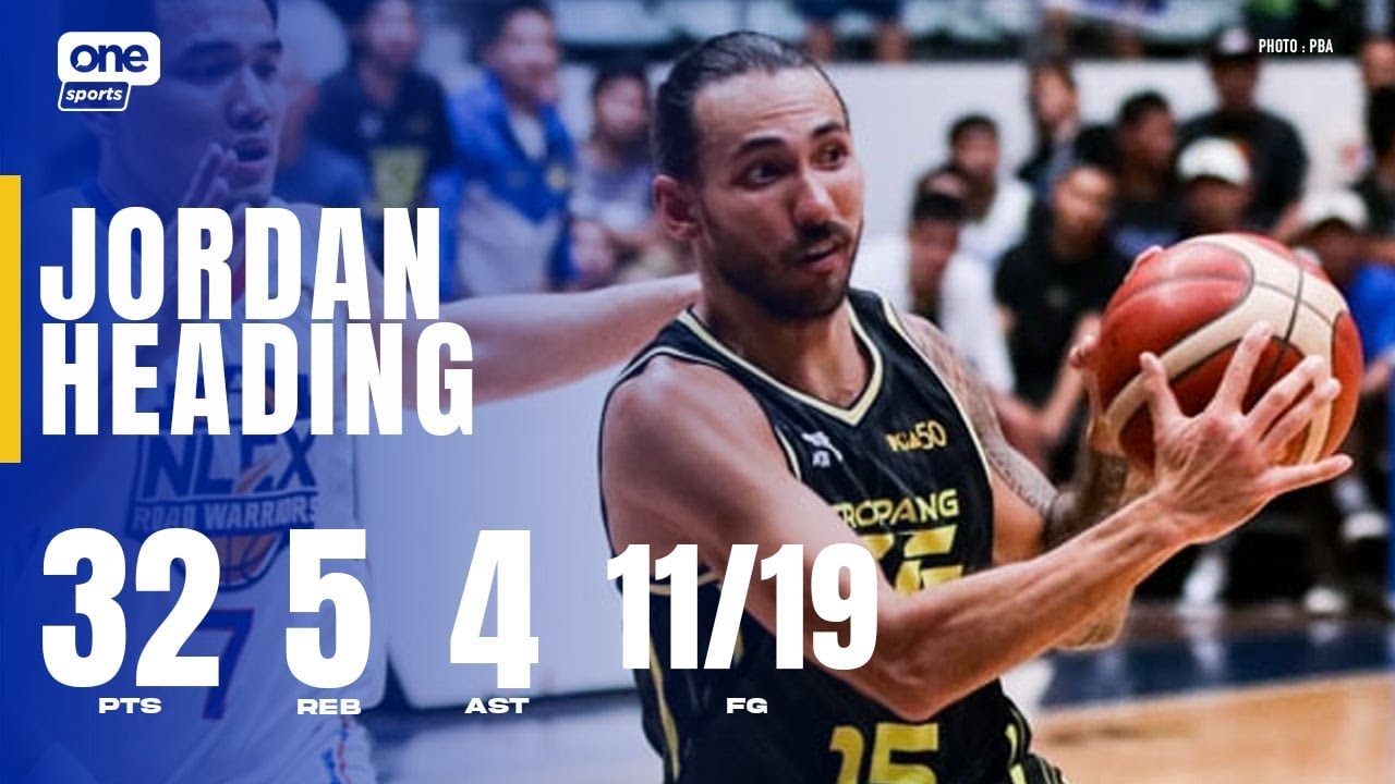 Jordan Heading SCORES CAREER-HIGH 32 PTS for TNT | PBA SEASON 50 ...