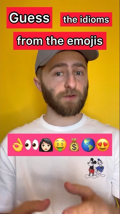 Can YOU GUESS the Idioms using the emojis?🤷‍♂️🤔 #english - YouTube