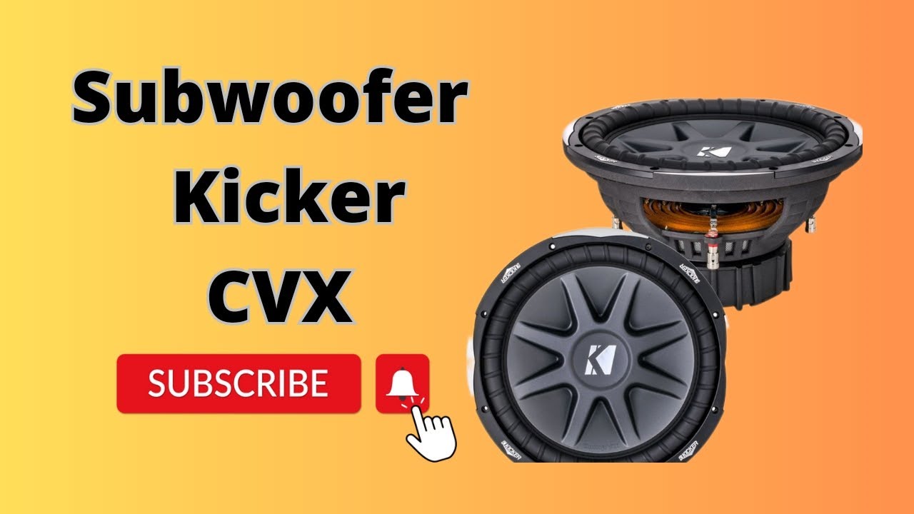 Subwoofer Kicker CVX 124 🔊🔊 12" 750watts ¡Un excelente subwoofer! 🔊🔊 ...
