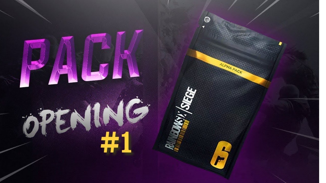 Pack Opening #1/R6 PS4 - YouTube