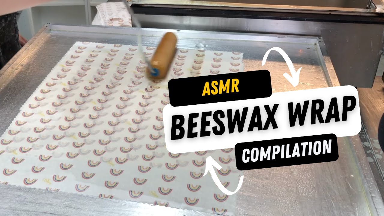 Beeswax Wrap ASMR || Waxing, bee-hind the scenes 🐝 - YouTube