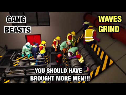Gang Beasts Waves Grind Gameplay (Solo) - You Should Have Brought More ...