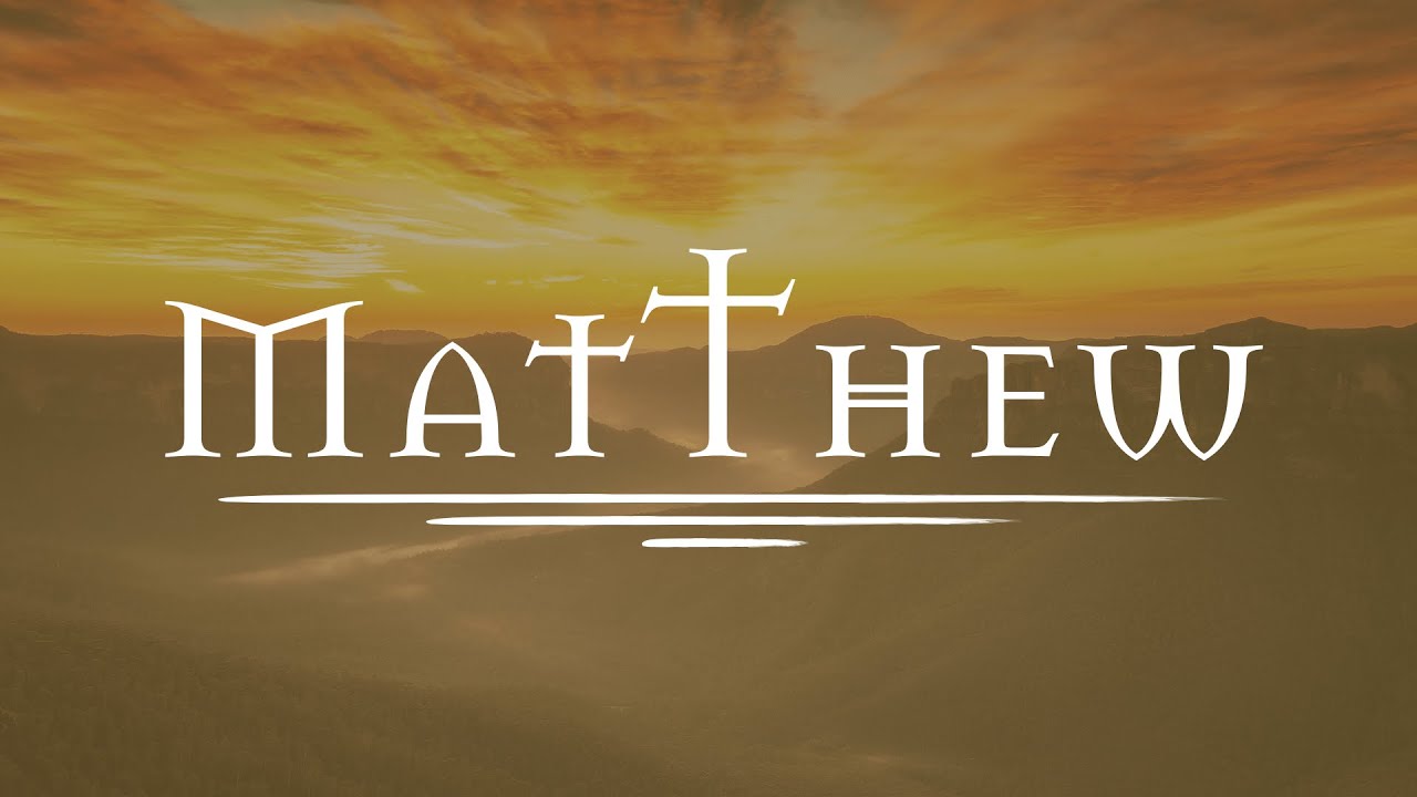 Matthew Series | Chris Braga | 19th Jan 6pm - YouTube