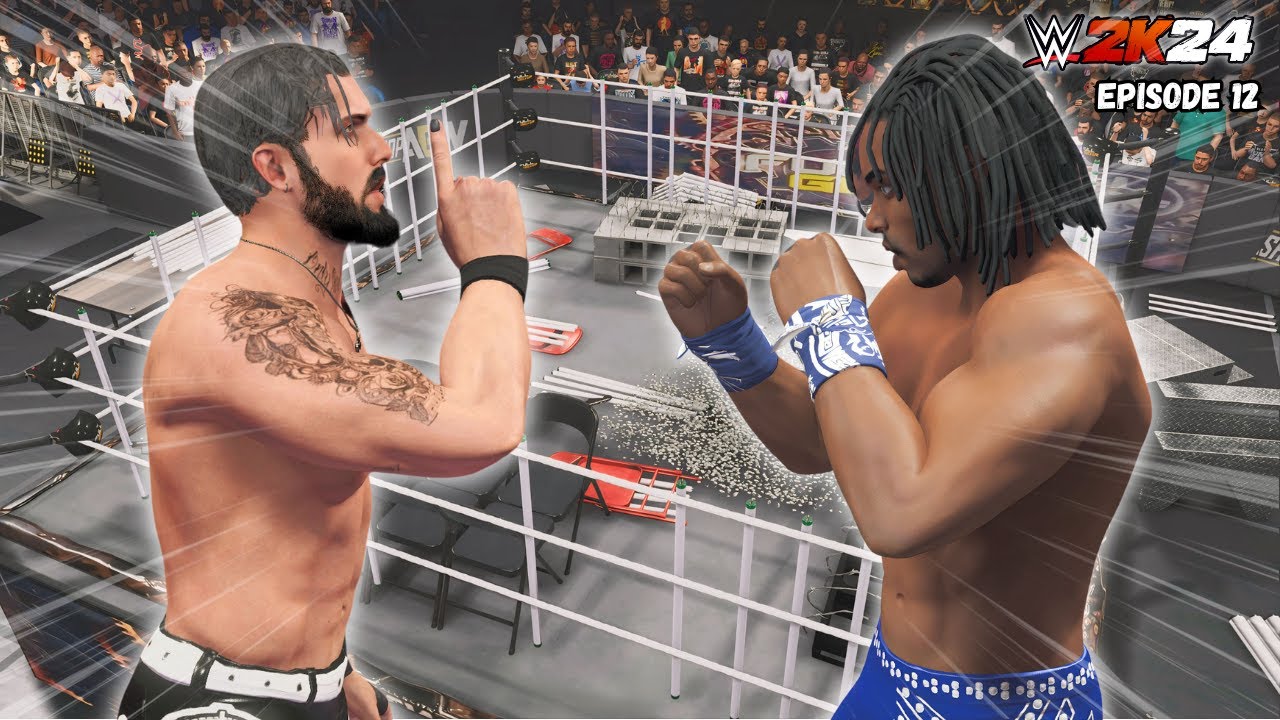 Can I Overcome This INSANE Light Tube DEATHMATCH? | WWE 2K24 Story Ep ...