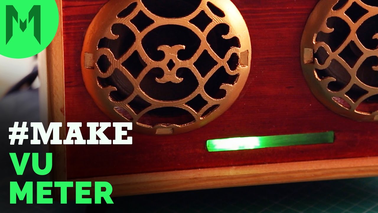 Build simple VU meter that responds to Mic - YouTube