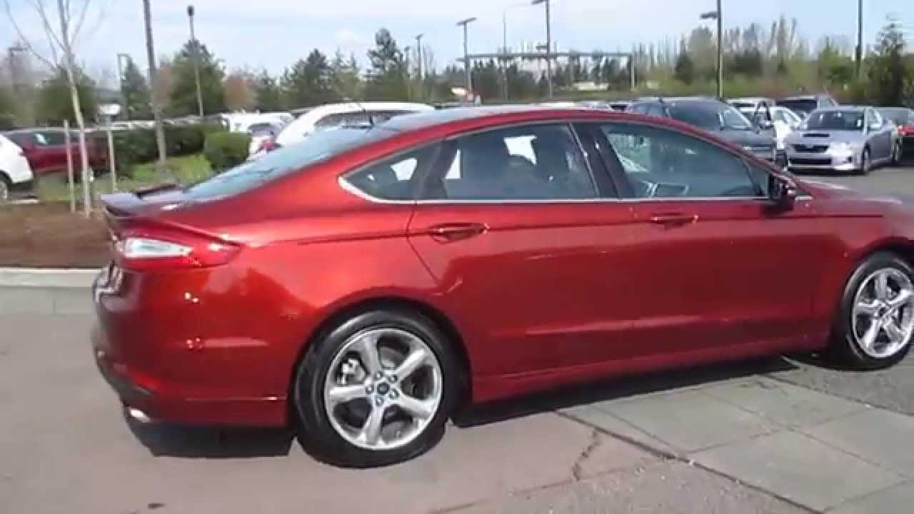 2014 Ford Fusion, Sunset Metallic - STOCK# 20712 - Walk around - YouTube