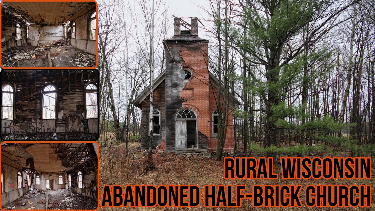 Decaying Abandoned Half-Brick Church - Rural Wisconsin - YouTube