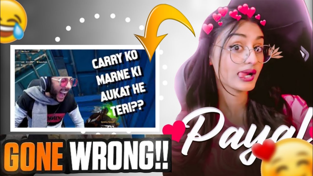 Cutest Kid In Pubg - @PAYALGAMING Reaction On Carryminati Pubg Video😂🔥 ...