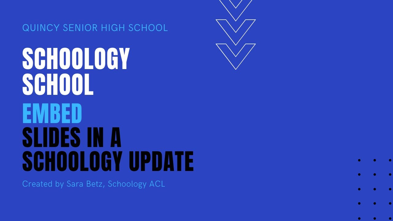 Embed Google Slides In A Schoology Update Announcement YouTube Embed Google Slides In A Schoology Update Announcement YouTube