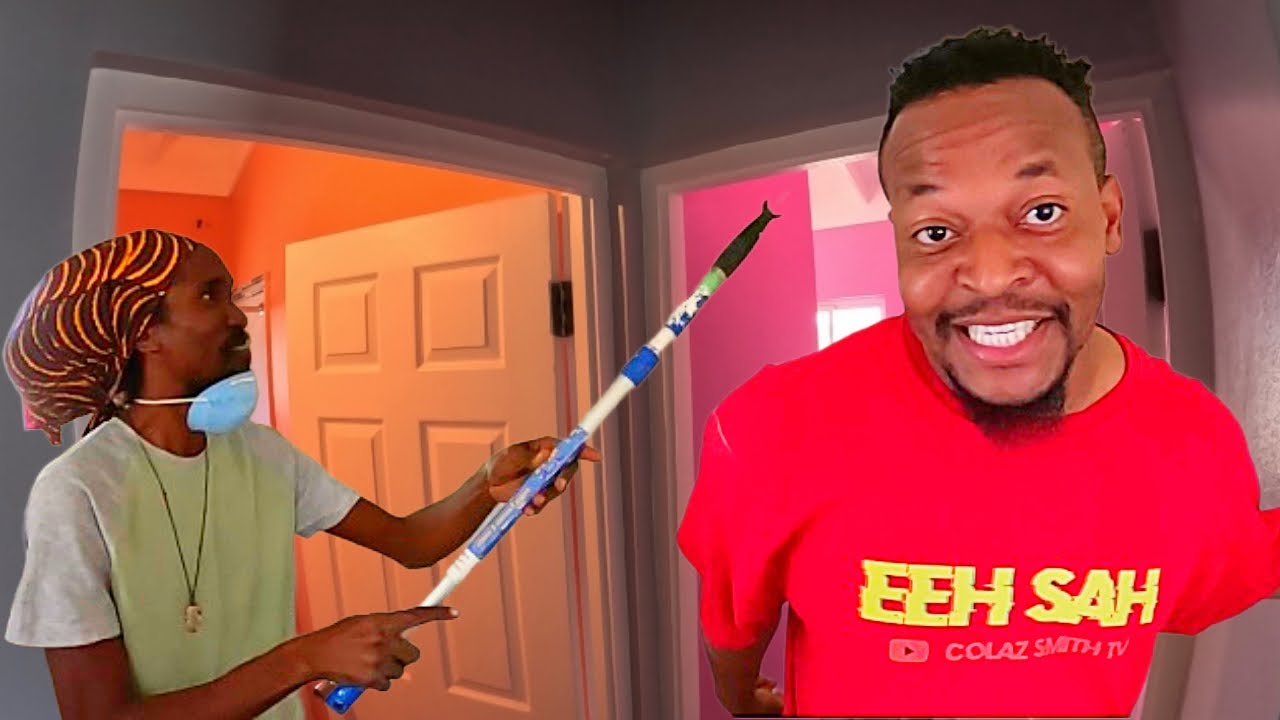 Painting Colaz Smith House On Day 3 || First Time Prepping ...