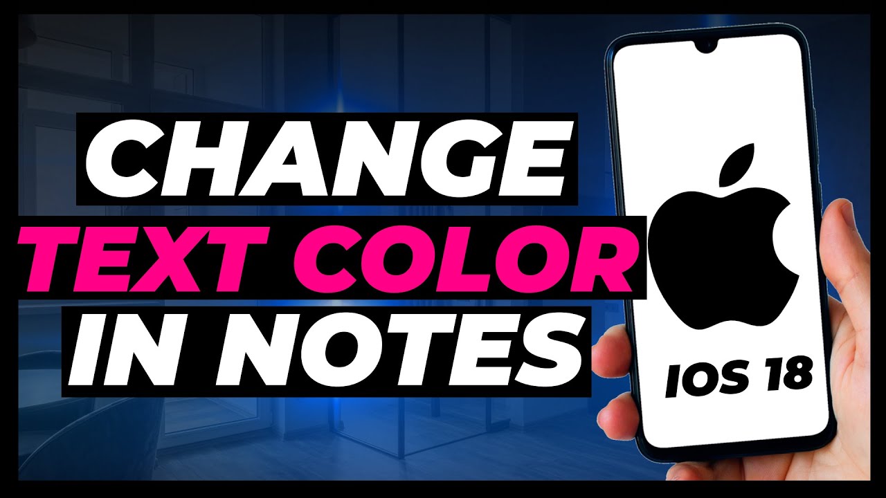 How to Change Text Color in Notes on iPhone - iOS 18 - YouTube