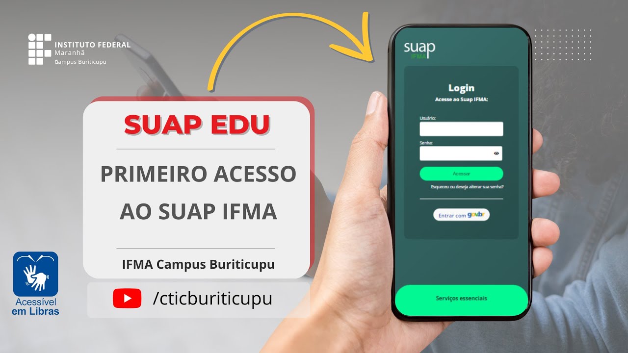Primeiro acesso ao SUAP IFMA - YouTube