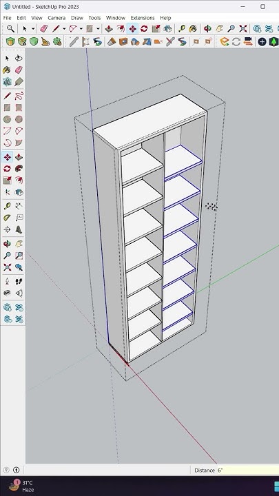 Tv Cabinet Modelling Skp 3dmodelingsoftware 3dmodeling Modeling Sketchuptutorial
