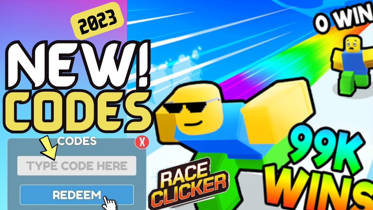 NEW ⚠️ ALL WORKING CODES 2023 | RACE CLICKER CODES | ROBLOX RACE ...