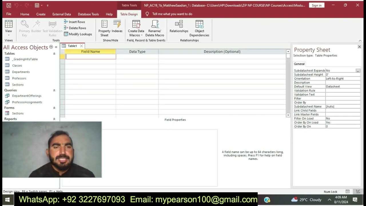 Access Module 1 SAM Project B Ridgedale College | Access Module 1 SAM ...
