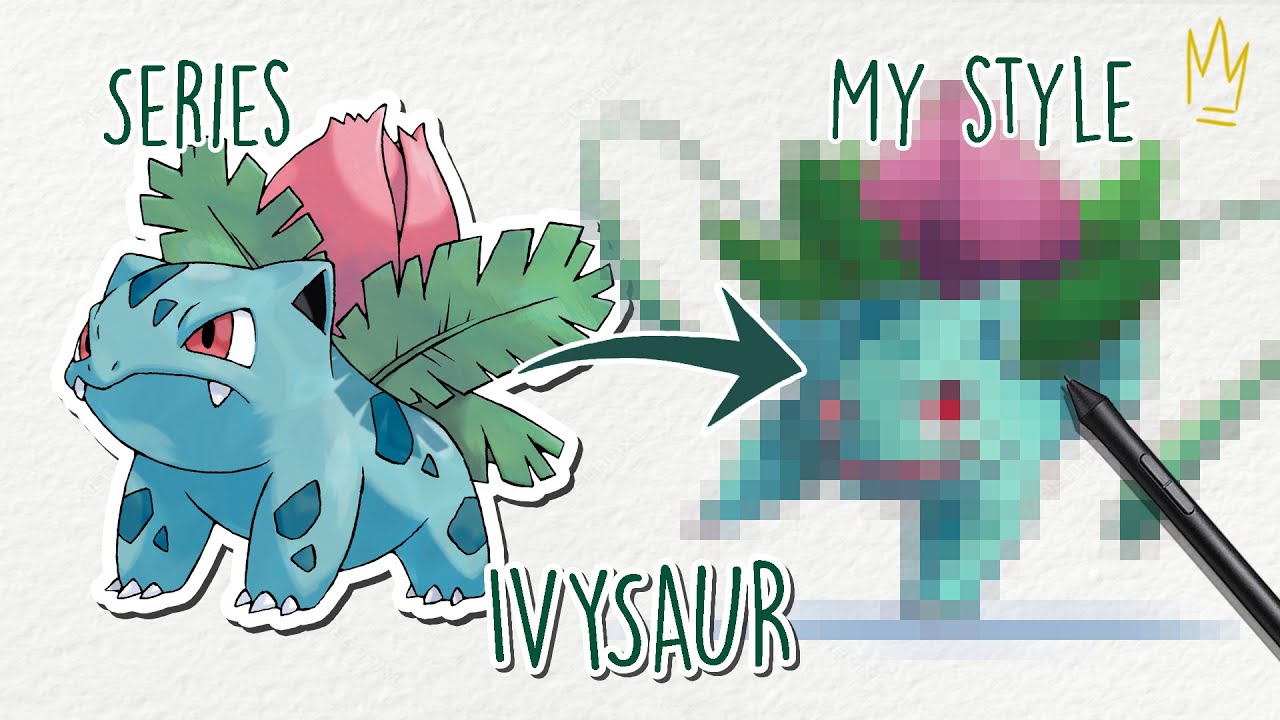 Speed Drawing | Ivysaur | Pokemon - YouTube