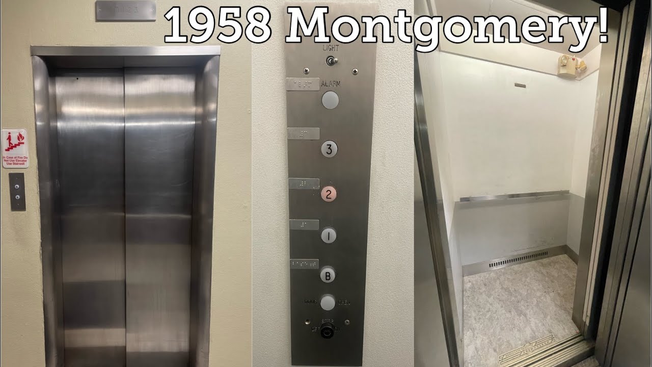 AMAZING 1950s Montgomery Traction Elevator @ Augustana Sorensen Hall - Rock Island, IL. - YouTube