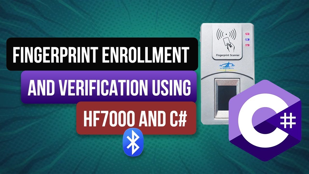 Fingerprint Enrollment and Verification using HF7000 and C# - YouTube