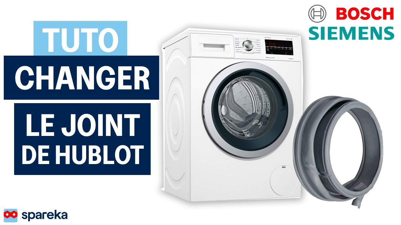 Comment changer le joint de hublot sur un lave linge BOSCH ou SIEMENS ...