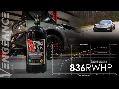 836RWHP C7 Z06 - with VR Stage 3 & Nitrous Outlet Spray Bar System ...