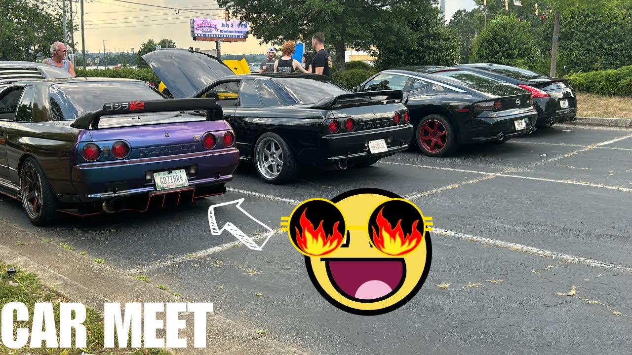 Nissan Skyline invitational Car meet - YouTube