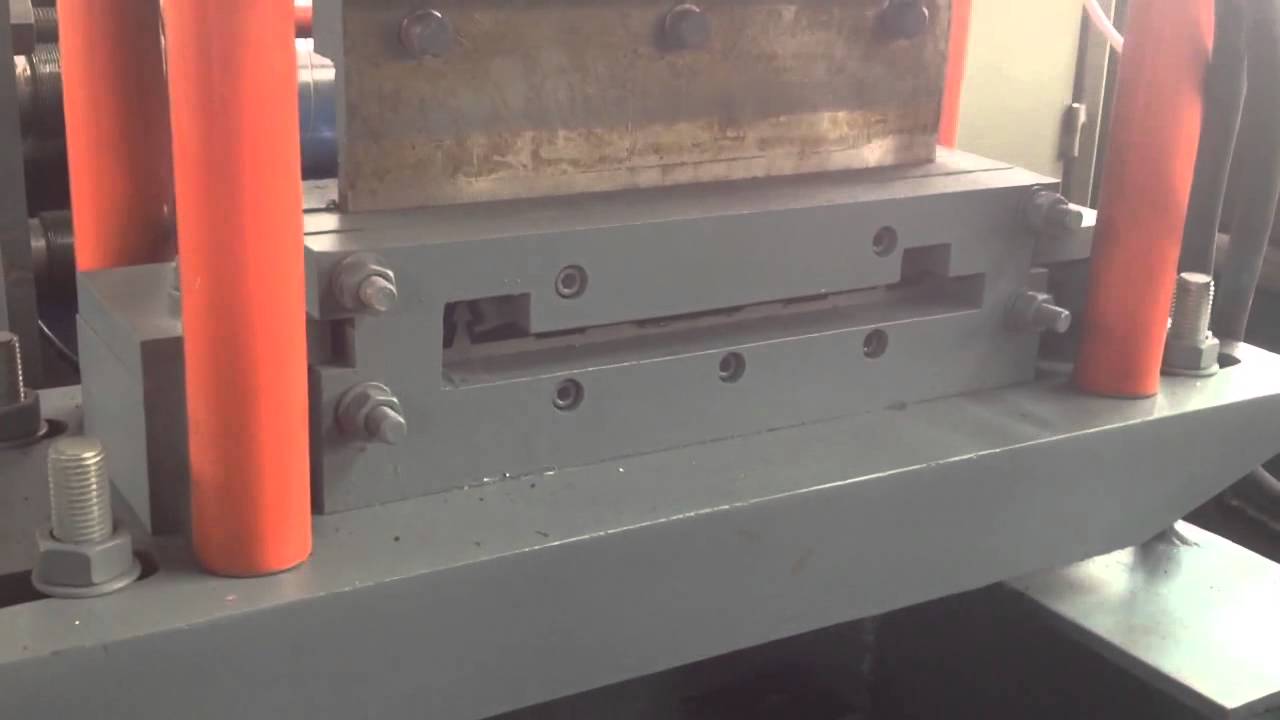 Self-lock roll forming machine - YouTube