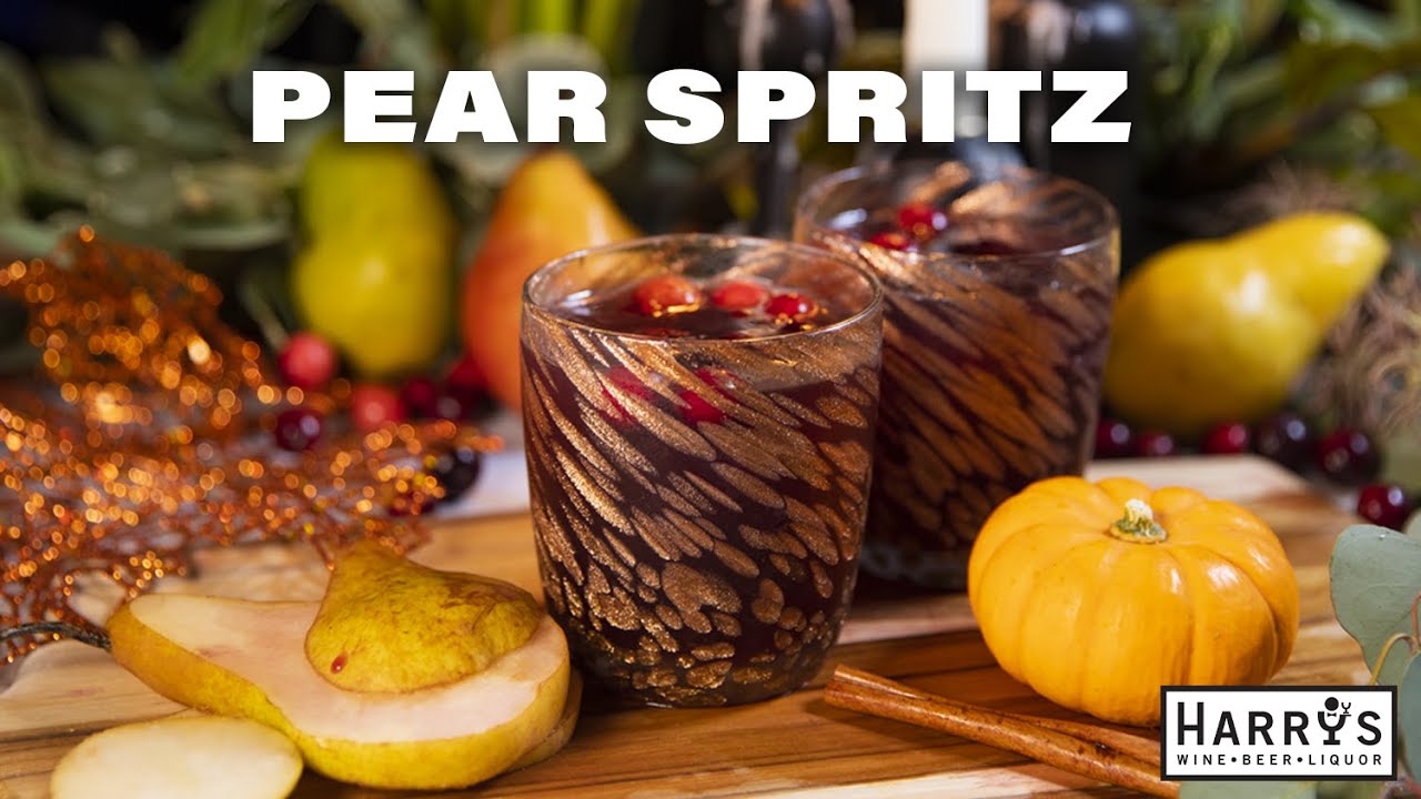 Sparkling & Spiced Pear Wine Spritzer - YouTube