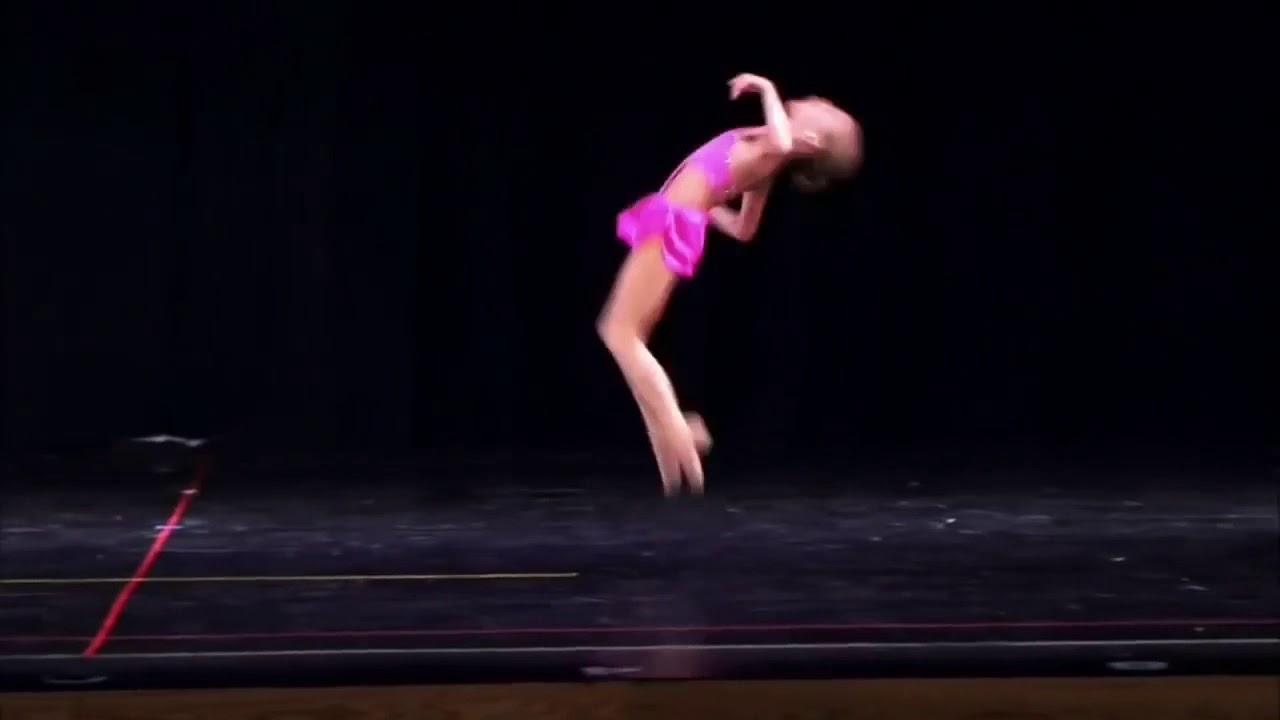 All Mackenzie Zieglers Round Off Backtucks On Dance Moms Youtube