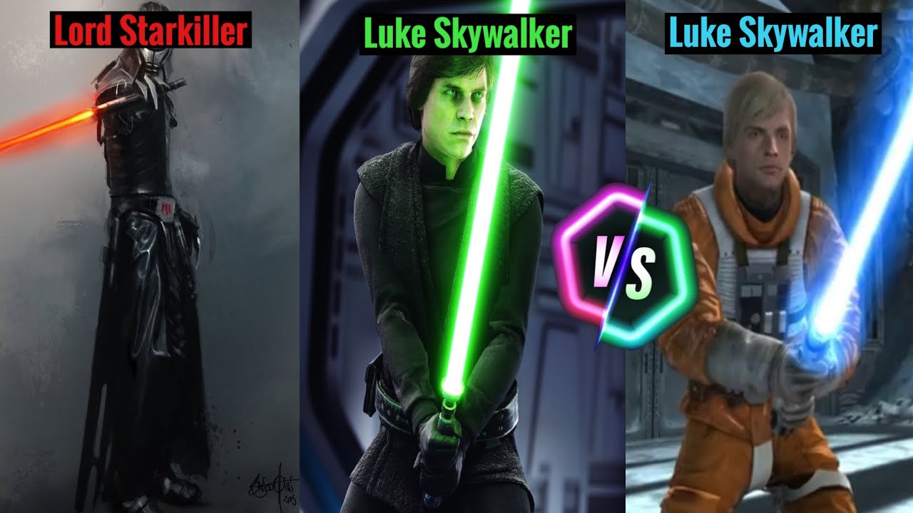 Star Wars: The Force Unleashed - Lord Starkiller & Luke Skywalker Vs ...