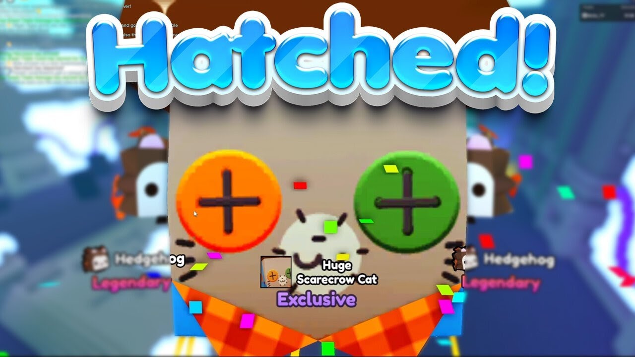 😱 Hatching HUGE SCARECROW CAT in Pet Simulator X! (Roblox) - YouTube