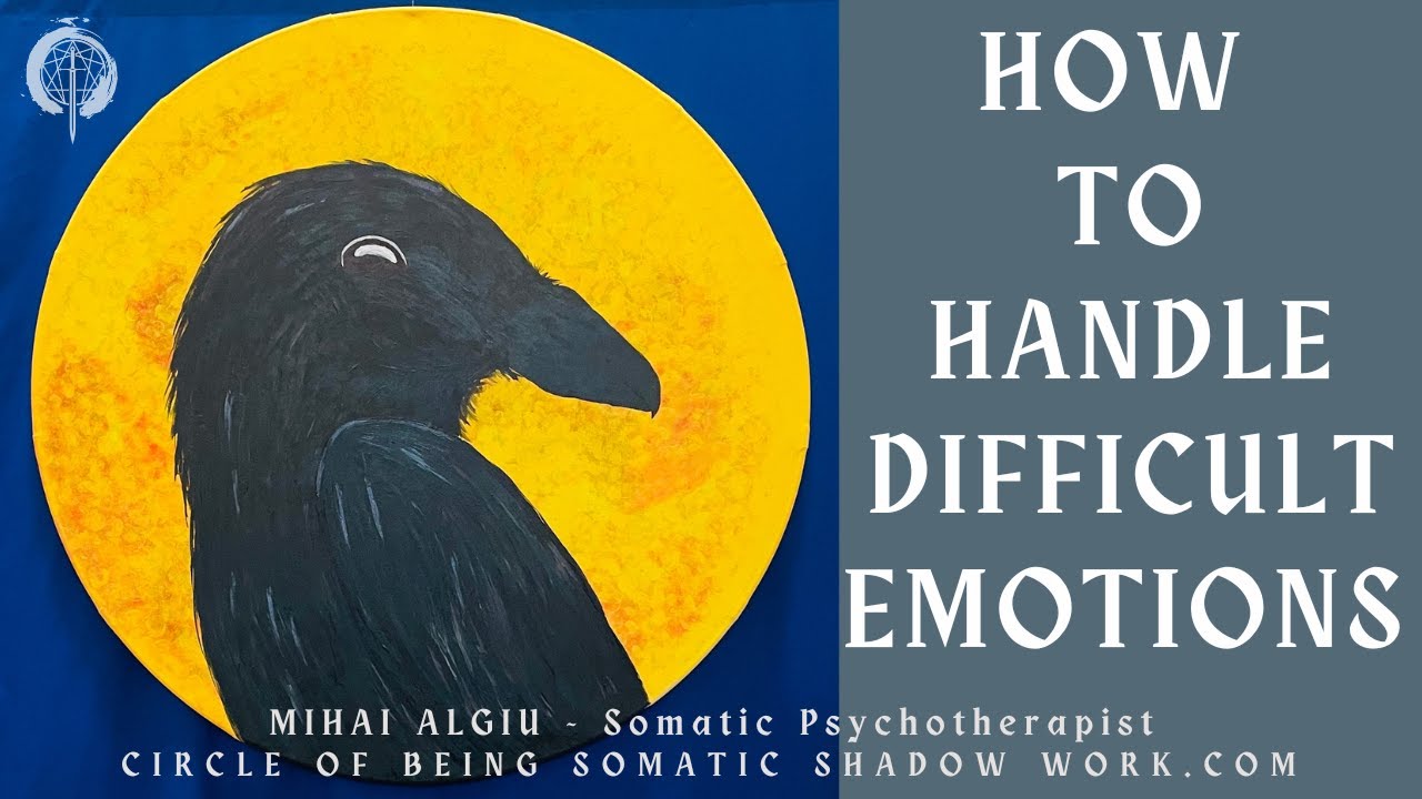 How to handle unpleasant emotions | The essence of emotional work - YouTube