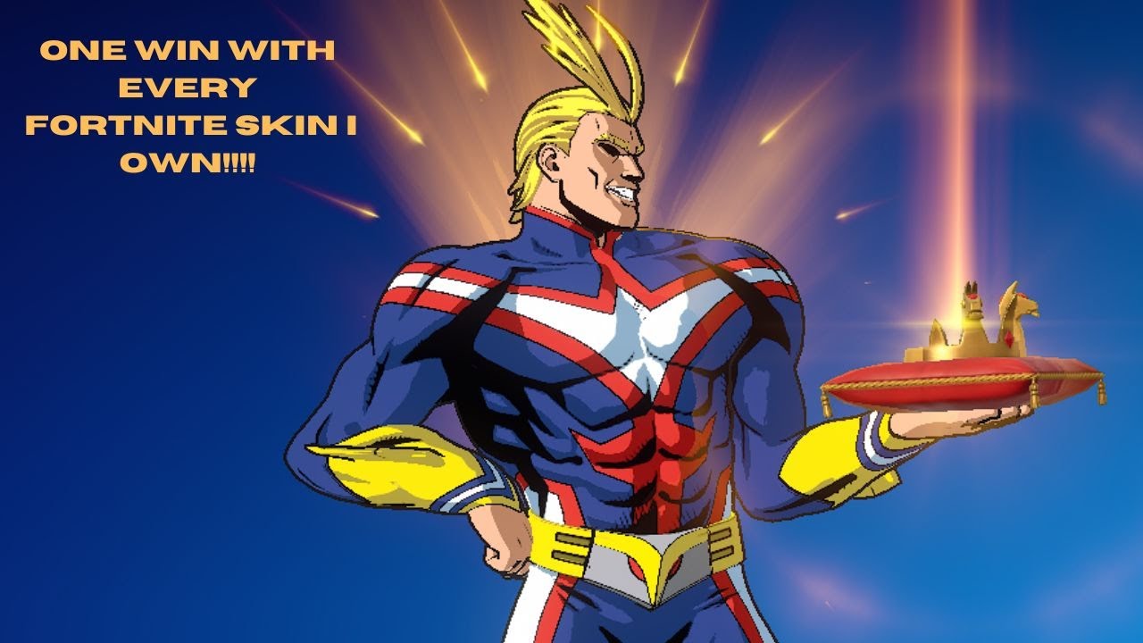 Getting one win with every Fortnite skin i own! PART ONE Current wins ...