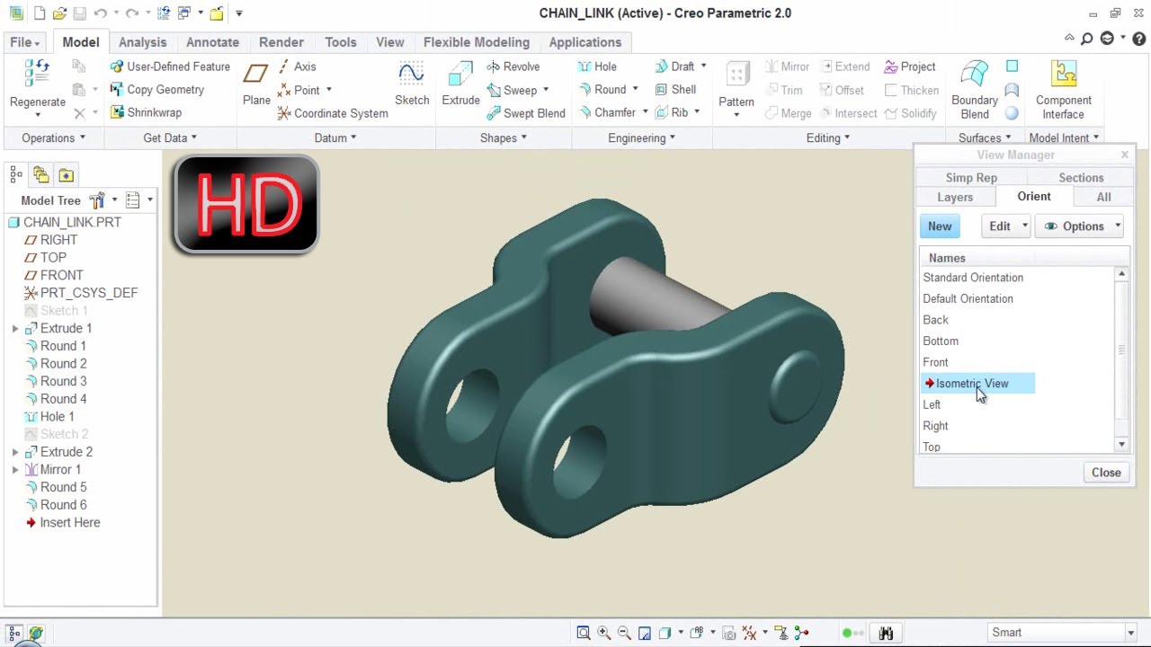 Defining And Saving A Custom Isometric View In Creo Parametric YouTube defining-and-saving-a-custom-isometric-view-in-creo-parametric-youtube