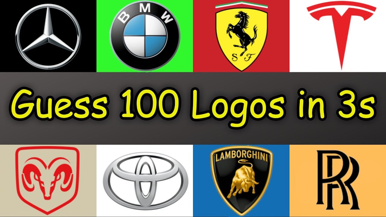 Guess the Logo in 3 seconds..! | 100 Car Logos - YouTube