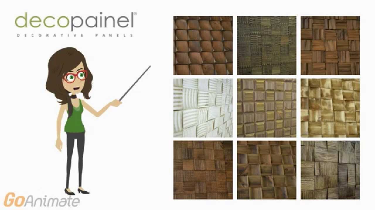 Exclusive Decorative Wood Panels - Decopainel USA - YouTube