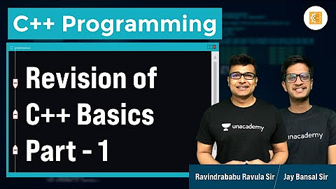 C++ Basics Revision By Jay Bansal - YouTube