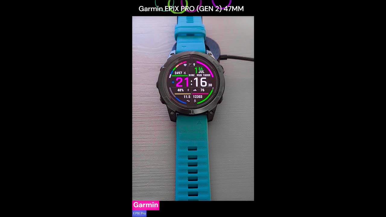 Garmin EPIX PRO 47MM My Watch Faces - YouTube
