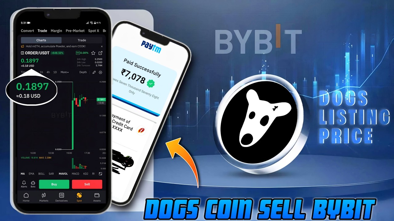 I Sold Dogs Coin || Dogs Coin Withdrawal | Dogs Coin Sell Bybit | Dogs ...