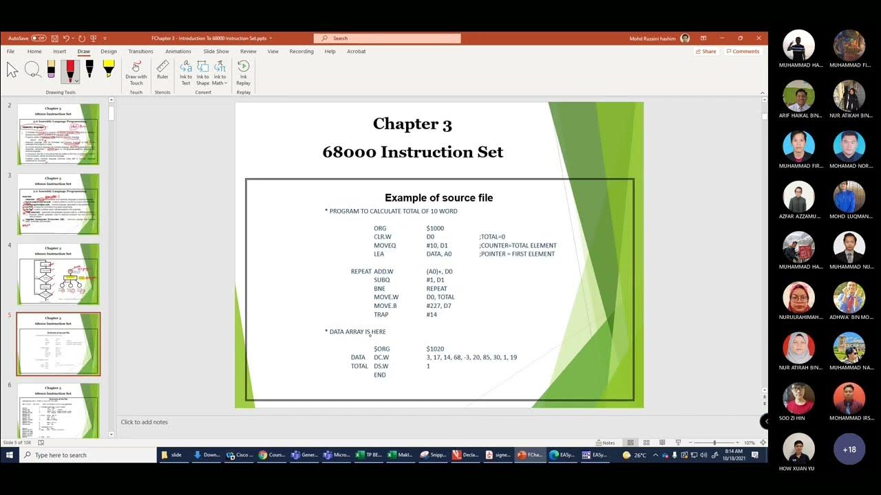 Chapter 3:- Introduction to 68000 Instruction Set - YouTube