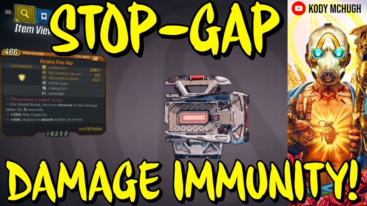 STOP-GAP SHIELD Borderlands 3 Legendary Guide (BEST FARM) *DAMAGE ...