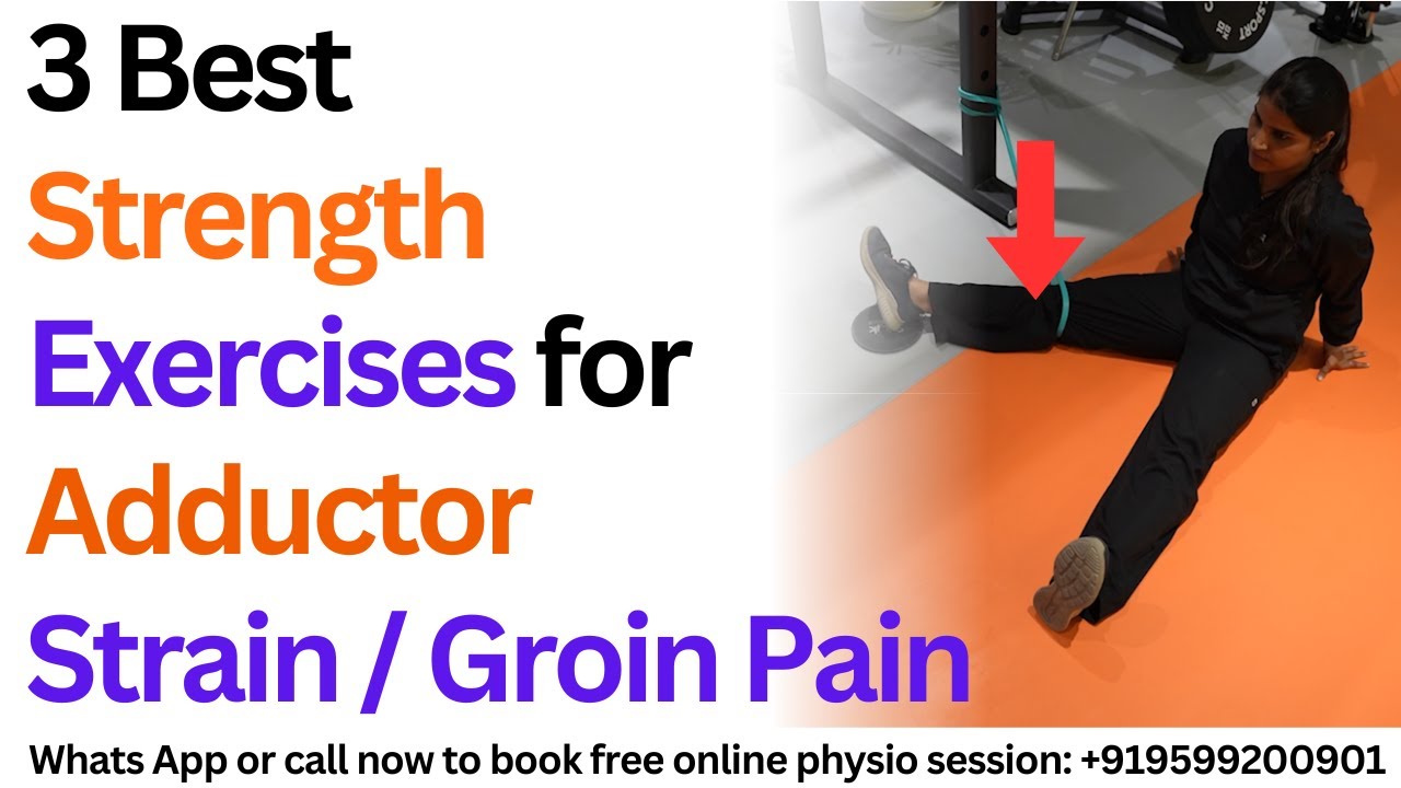 3 Best Strength Exercises for Adductor Strain / Groin Pain #knee #pain ...