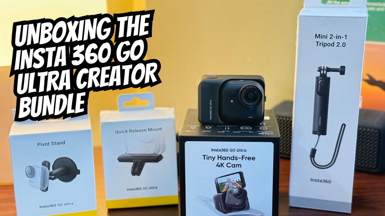 Unboxing the Insta 360 Go Ultra Creator Bundle - YouTube