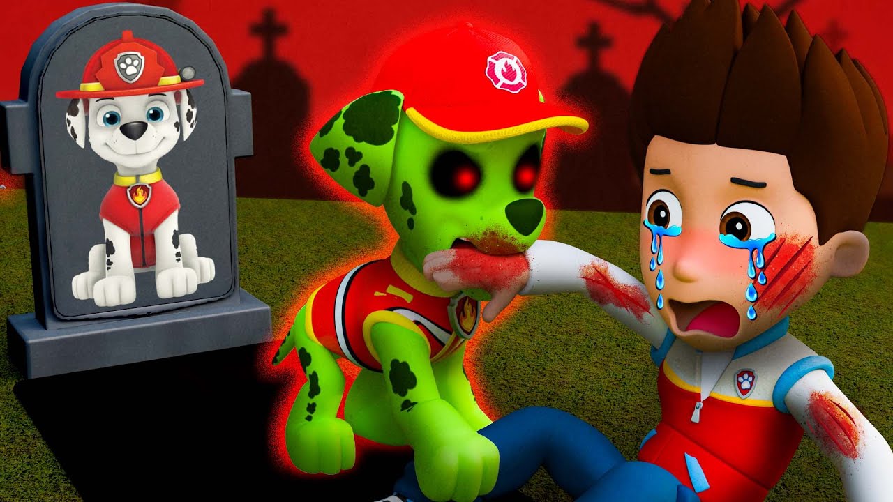 MARSHALL Turned Into GIANT ZOMBIE?! RYDER Run Now - Sad Story But Happy ...