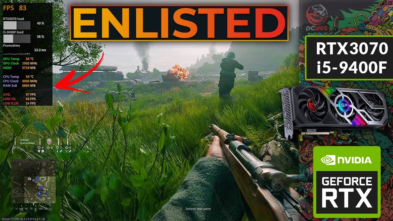 ENLISTED Gameplay - Max Settings + DLSS - [1440p 60FPS] - YouTube