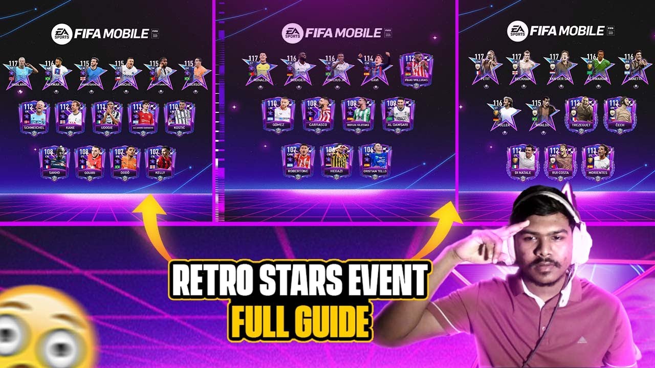 RETRO STARS EVENT FULL GUIDE | FIFA MOBILE GAMEPLAY | FIFA MOBILE ...