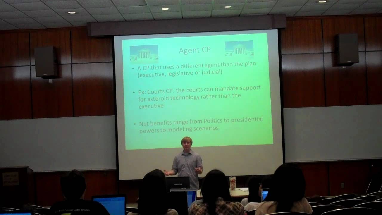 Counterplan Lecture Part I (Samford Summer Debate Institute by Dan ...