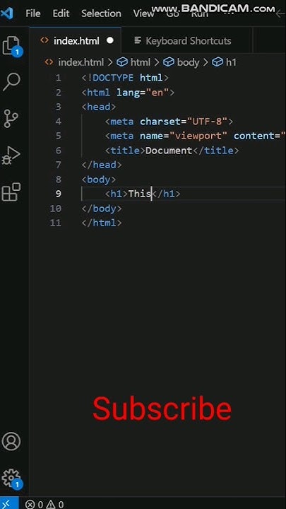 Heading 1 In Html Viral Trending Shorts Ytshorts Coding Programming Html Computer Youtube