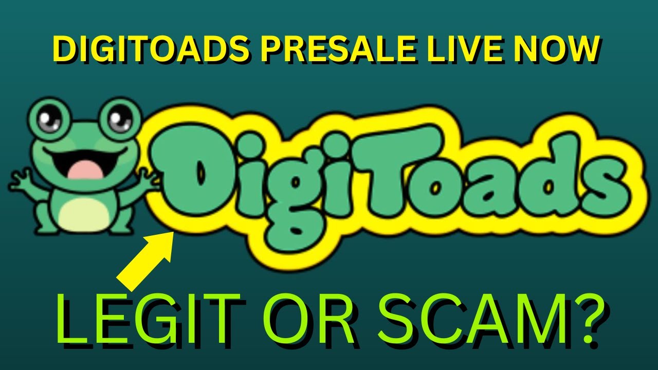 Digitoads Crypto Presale | Is it Legit Or Scam? - YouTube