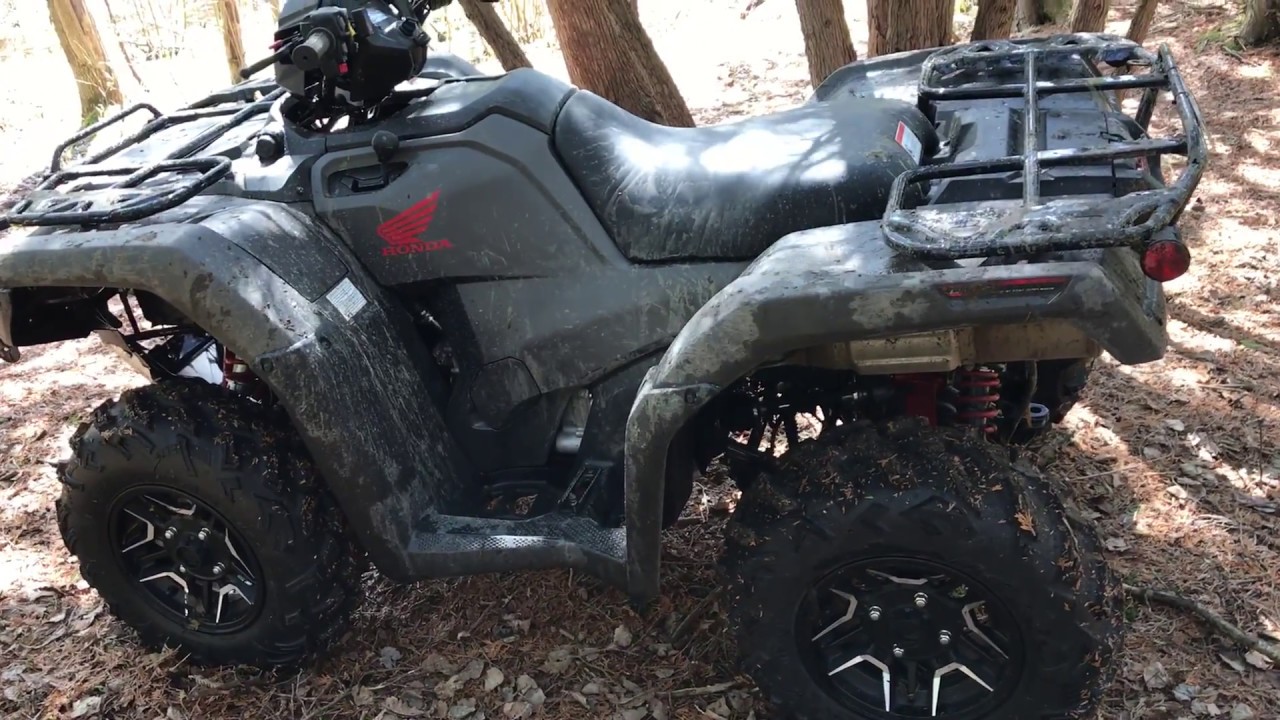 First ride, Honda Rubicon 500cc Deluxe Edition - 2017 - YouTube